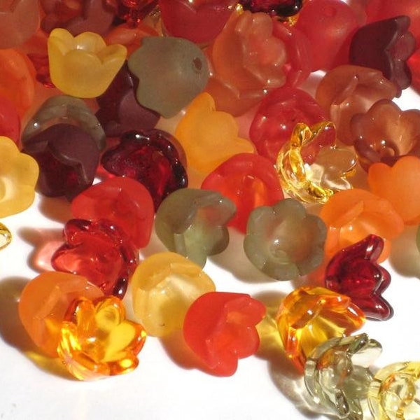 Lucite Flower Beads - Etsy