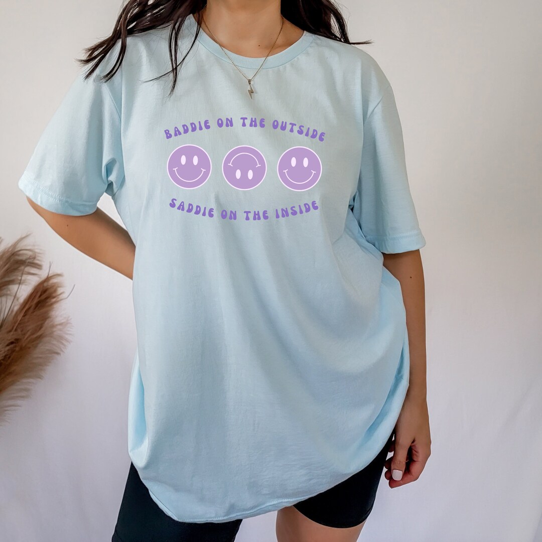 Baddie Shirt Smiley Face Shirt Retro Shirt Sad Girls Club Coconut Girl ...