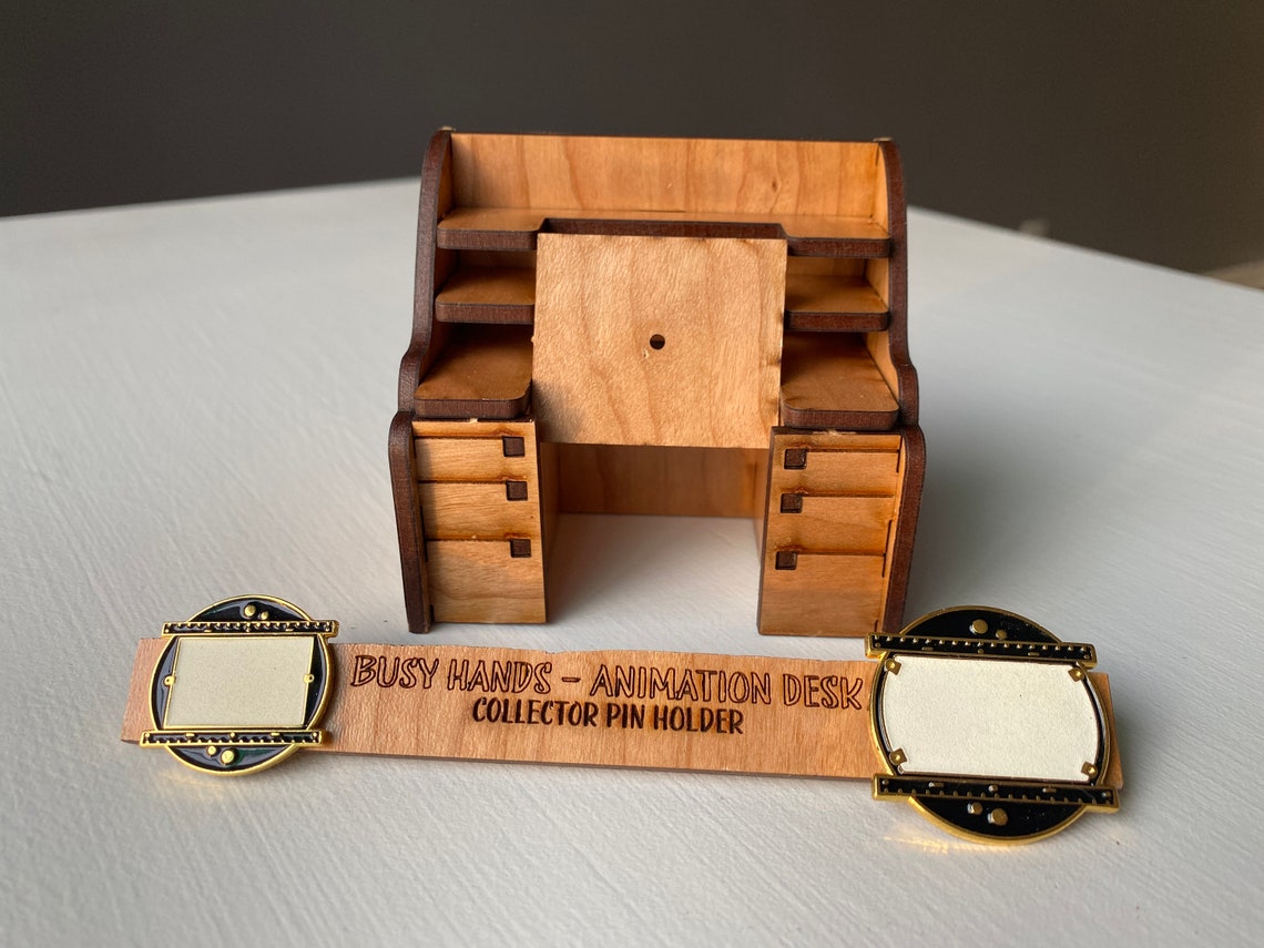 2D Animation Desk Pin Display Miniature Animator Gift - Etsy
