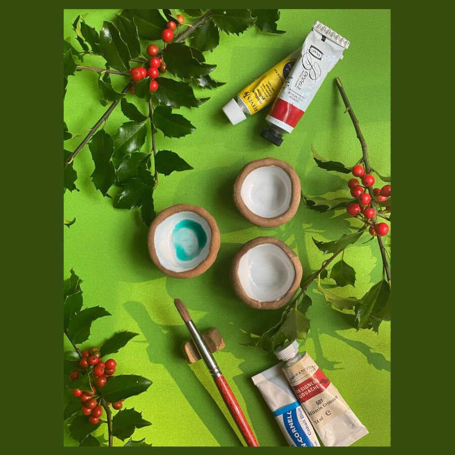 Paint Mixing Dishes (set of 3) : Watercolor Paint Pan, Stocking Stuffer ...