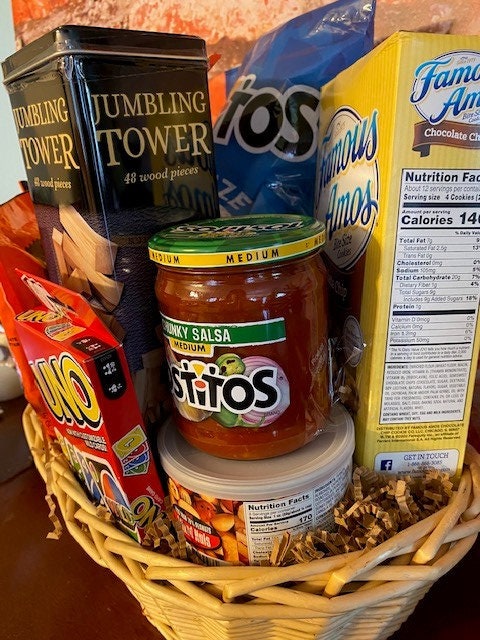 Family Game Night Gift Basket /gift Basket / Games Gift Basket - Etsy