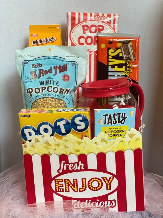 Popcorn And Movie Gift Basket Ultimate Movie Gift Pail | The Perfect