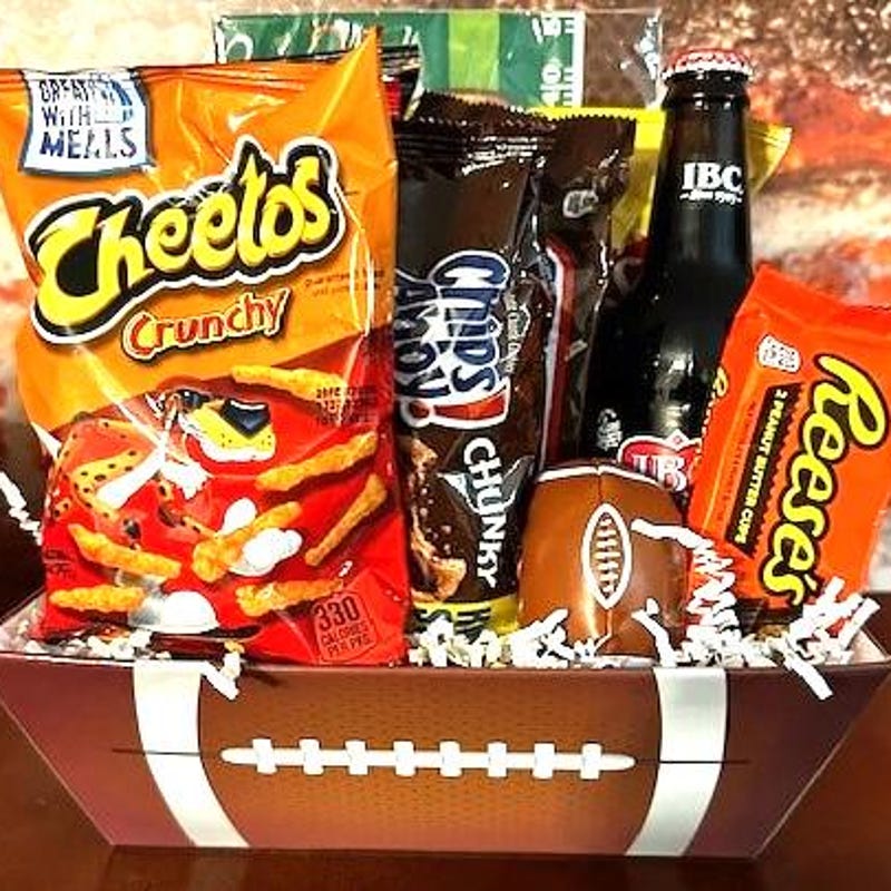 Football Themed Gift Basket - 60+ Gift Ideas for 2025