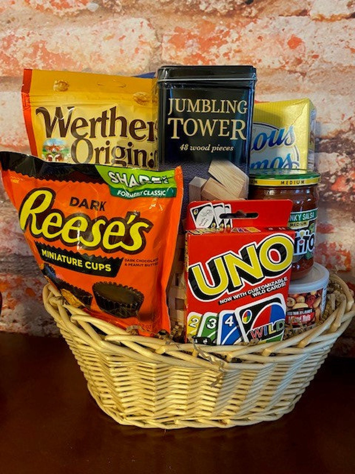 Family Game Night Gift Basket /gift Basket / Games Gift Basket - Etsy