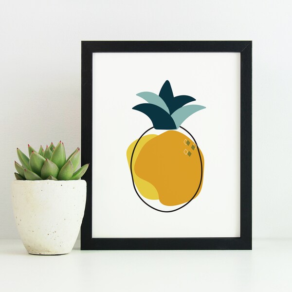 Pineapple Poster - Etsy