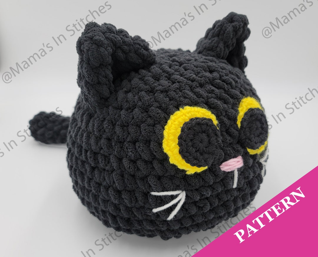 Midnight the Cat (crochet Pattern) - Etsy