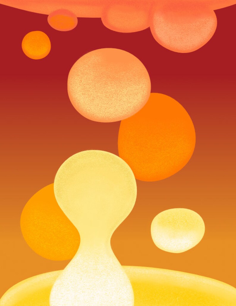 Lava Lamp Prints - Digital Download - Etsy