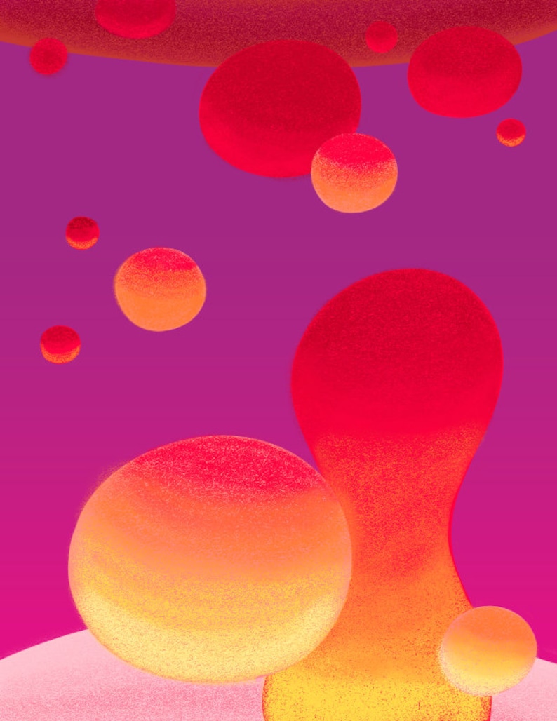 Lava Lamp Prints - Digital Download - Etsy