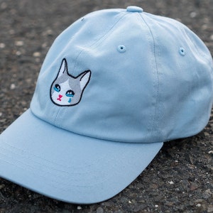 Cat Dad Hat | Sad Cat, Crying Cat Meme, Funny Cat Hat, Cap for Cat ...
