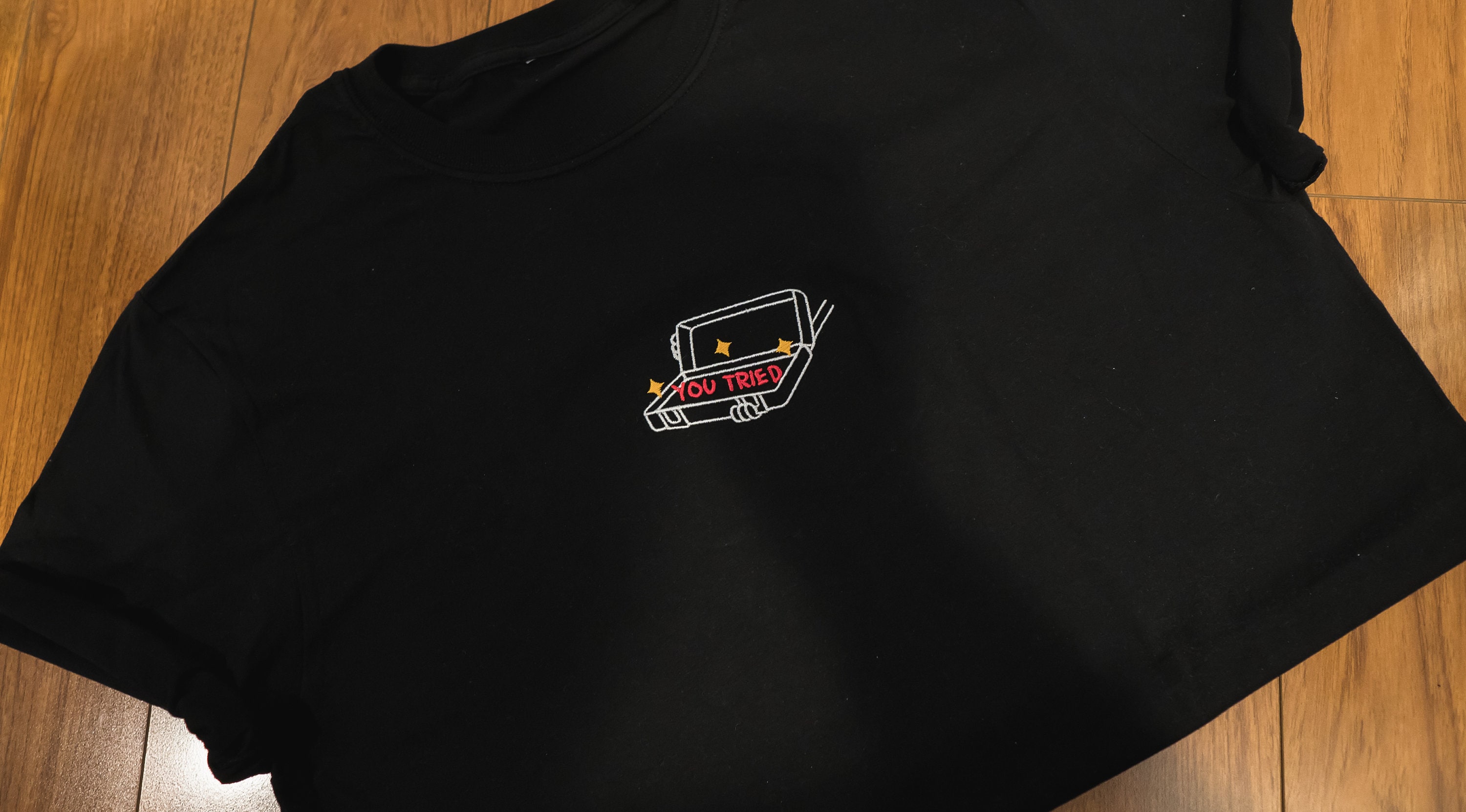 You Tried Meme Tshirt or Hoodie Embroidered Unisex at Least - Etsy UK