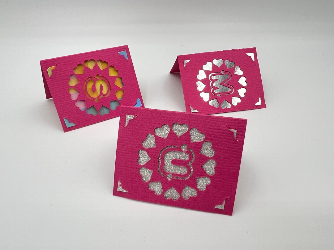 Miniature Card and Envelope, Tiny Card With Customisable Letter ...