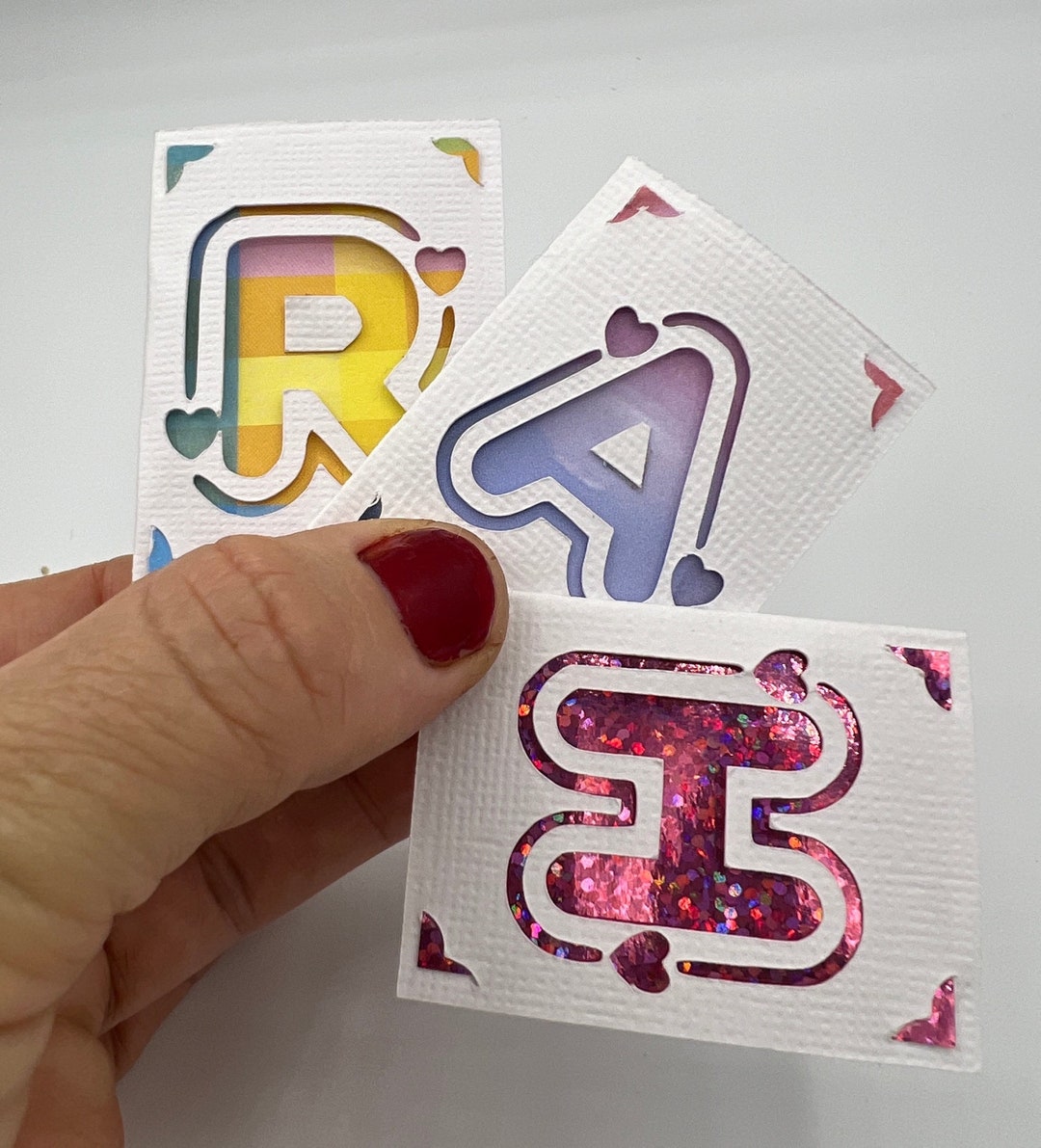 Custom Miniature Card and Envelope, Personalized Tiny Letter (2x1.5 ...