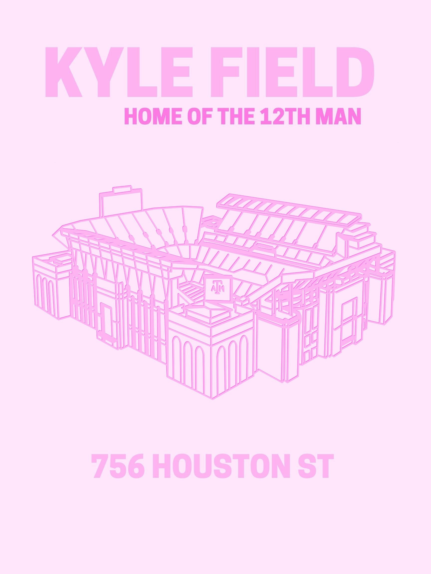 12th Man Logo Pink