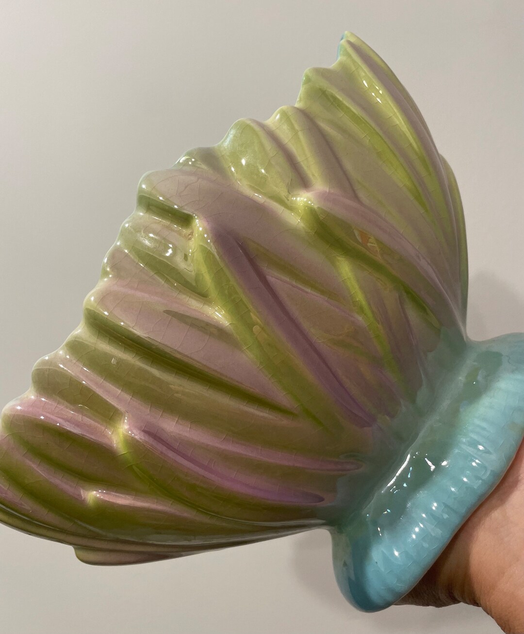 Vintage 50s Coral Underwater Themed Lustreware Vase Stamped B-16 - Etsy