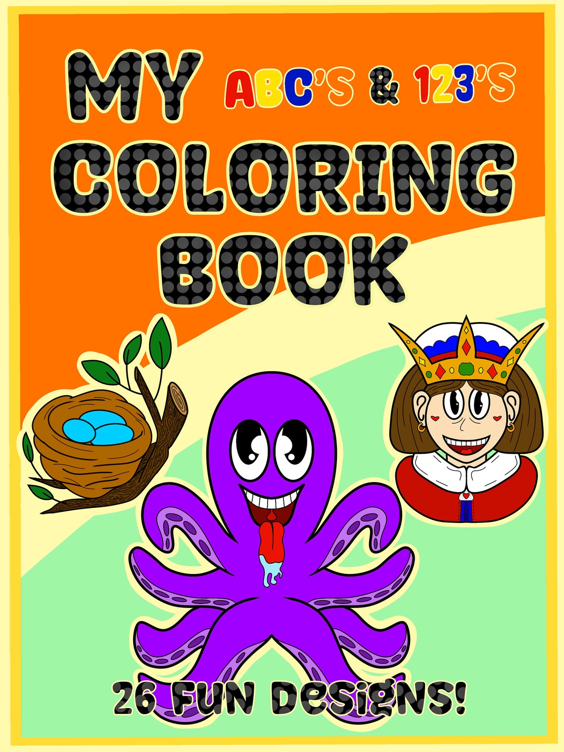 Abc’s Coloring Book - Coloring Pages for Kids 3+ - Etsy