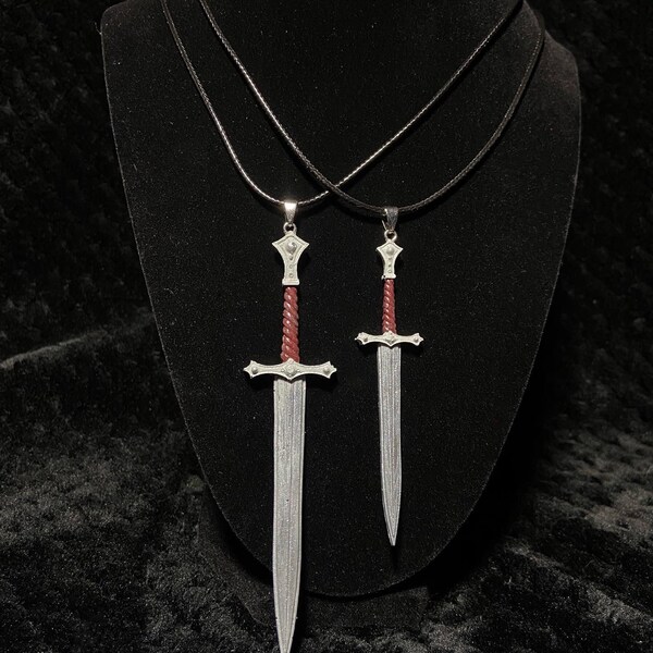 Sword Necklace - Etsy