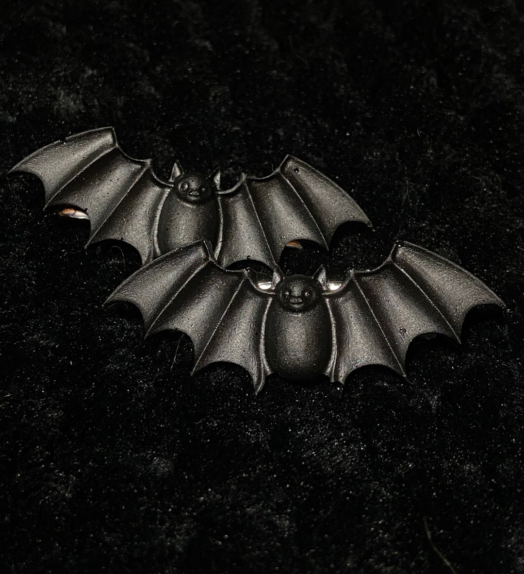 Bat Hair Clips - Etsy