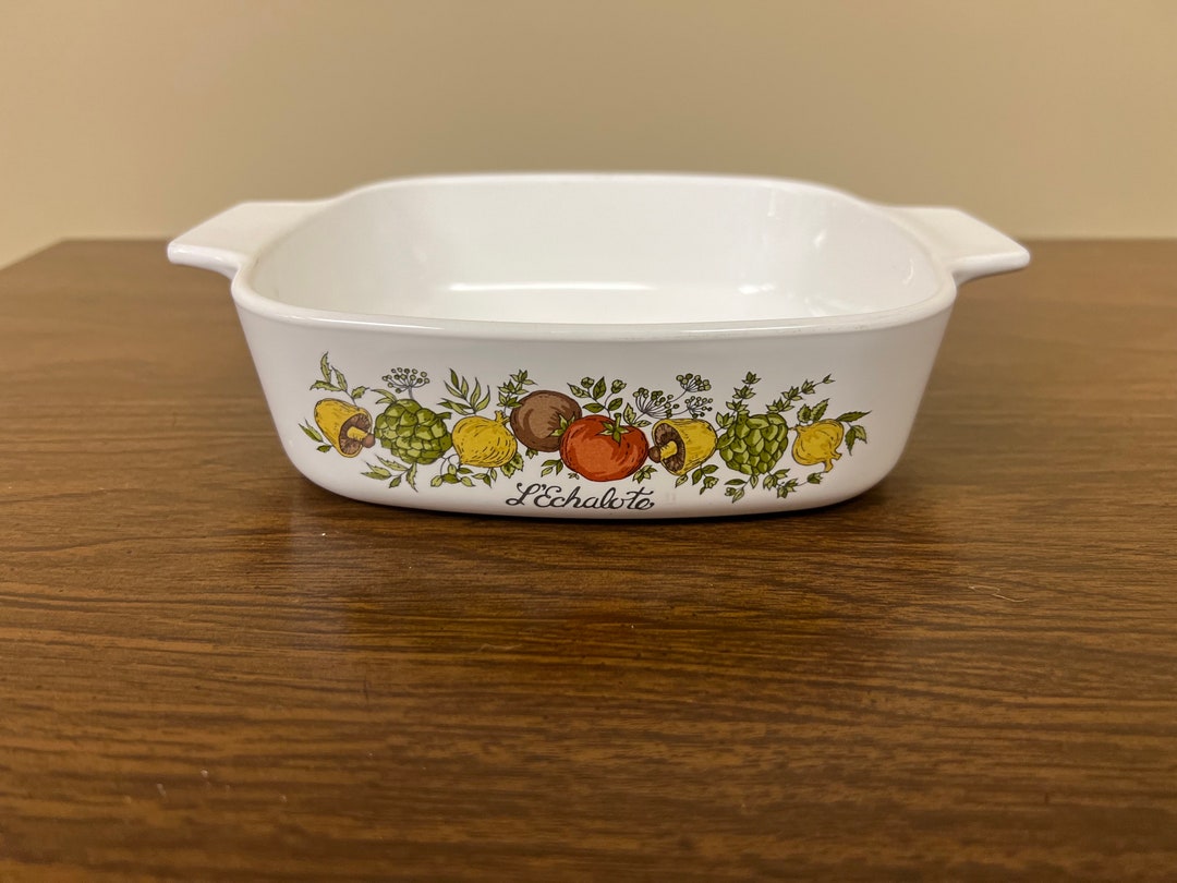 Vintage Corning Ware Spice of Life Pattern Casserole Dish No Lid 1 ...