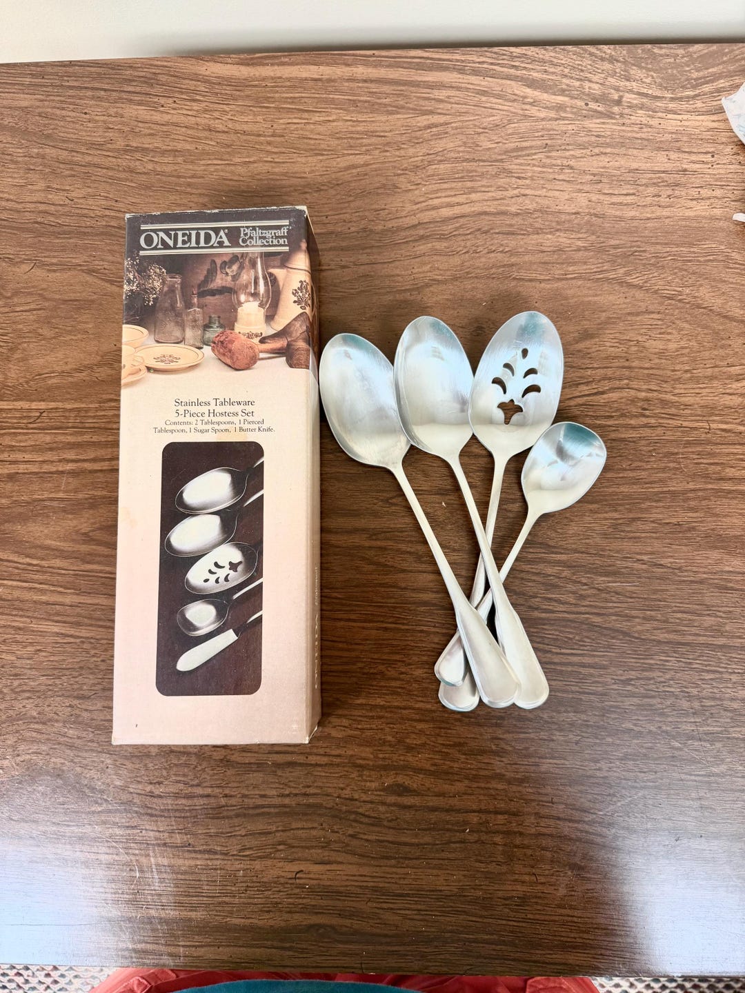 Oneida Pfaltzgraff Collection Stainless Tableware, Four Piece Hostess ...