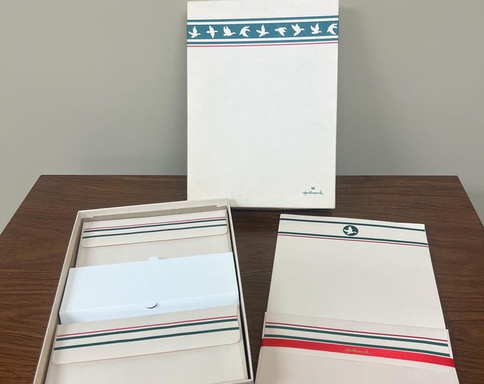 Hallmark Stationery Set Ducks Wildlife Birds Vintage Gift for Him ...
