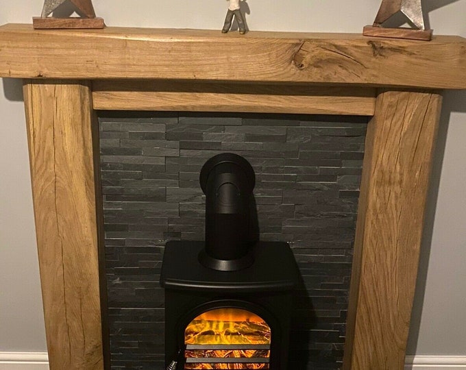 Hand Made Chunky Rustic Bespoke Solid Fire Surround Made to Order - Etsy UK