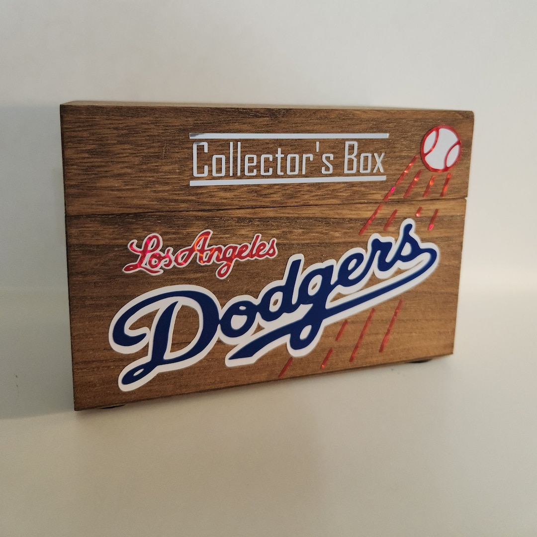 4x6 Los Angeles Dodgers Baseball Card Collector's Box - Etsy