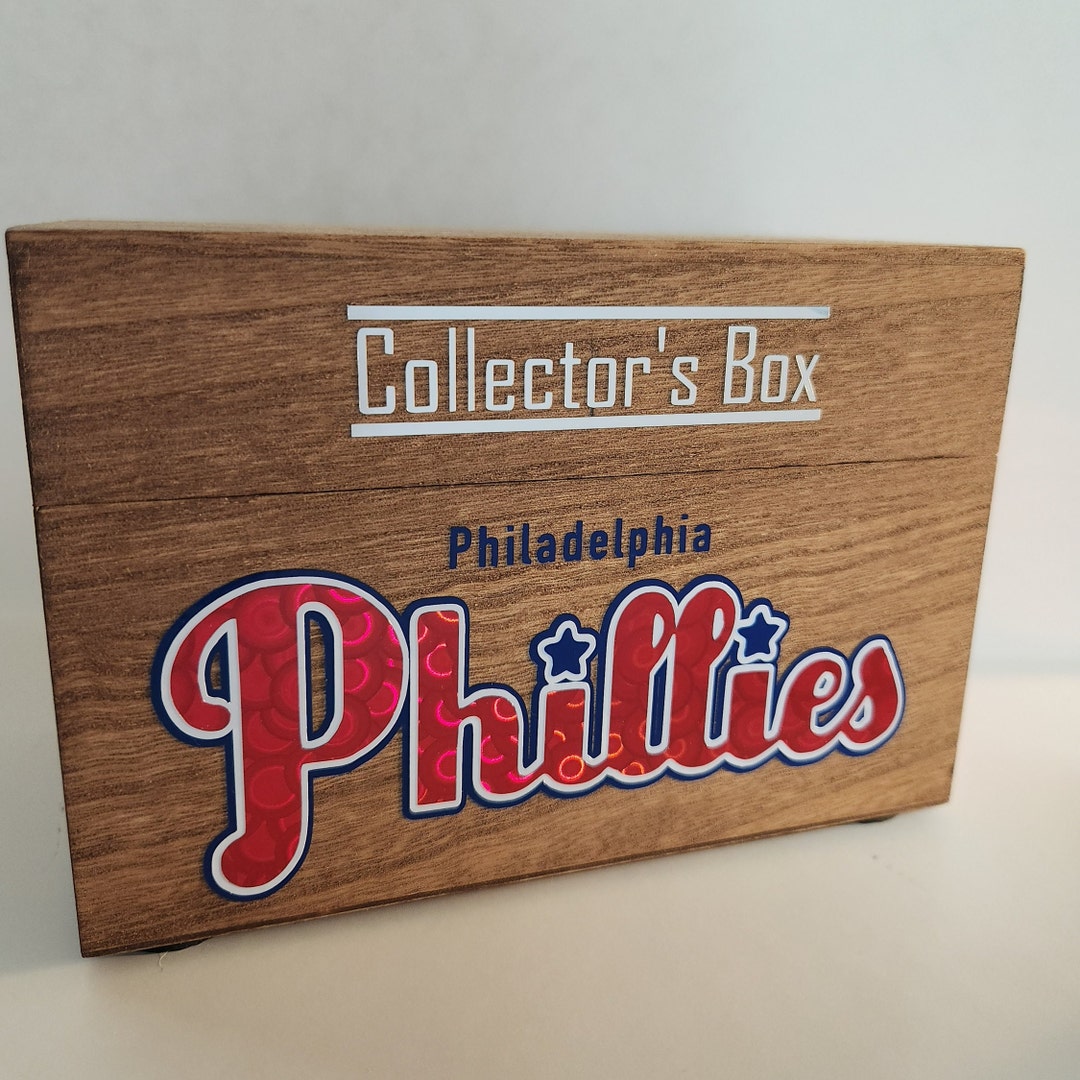 Philadelphia Phillies Baseball Card Collector's Box With Optional ...