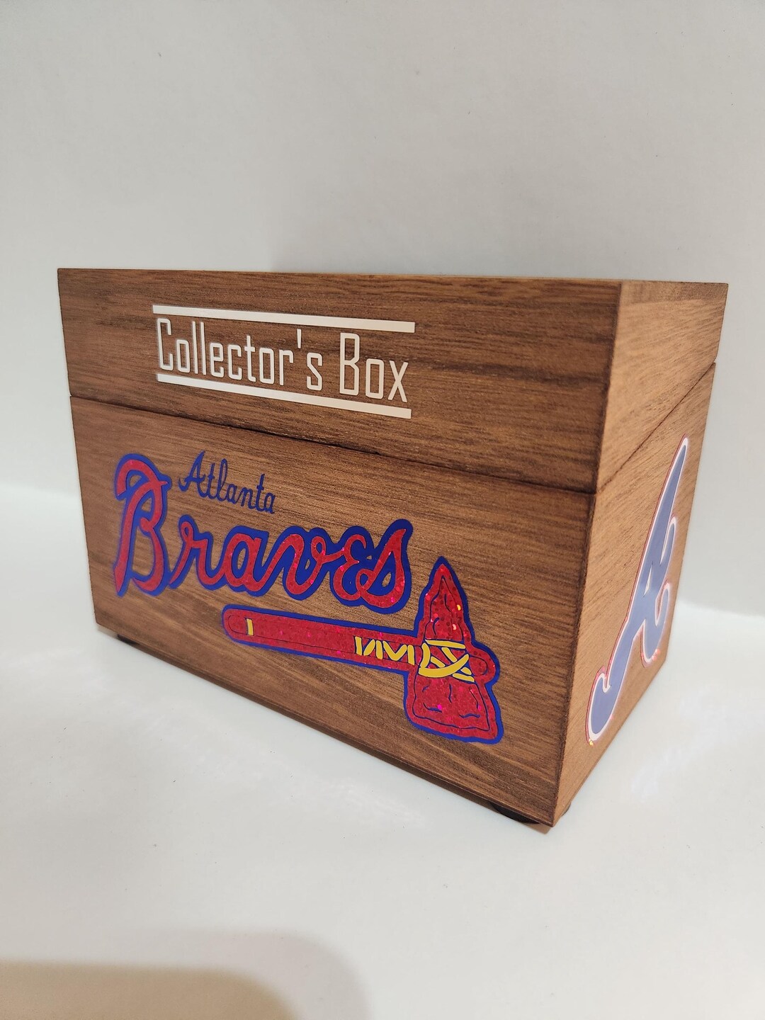 4x6 Atlanta Braves Baseball Card Collector's Box - Etsy