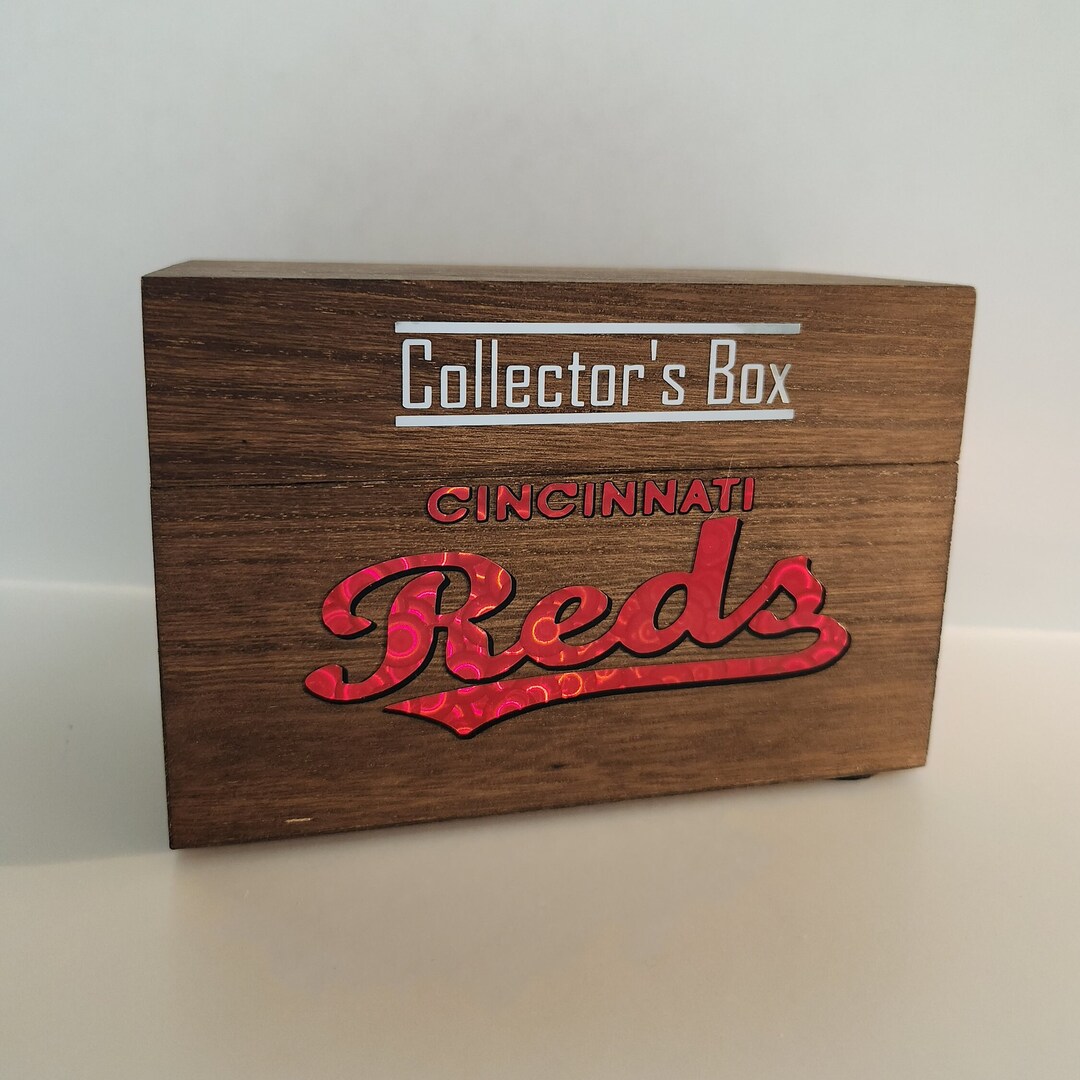 4x6 Cincinnati Reds Baseball Card Collector's Box - Etsy