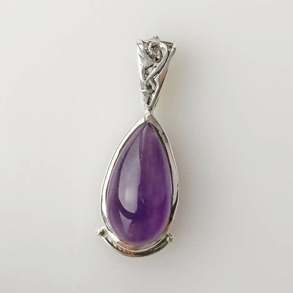 Amethyst Pendant - Etsy