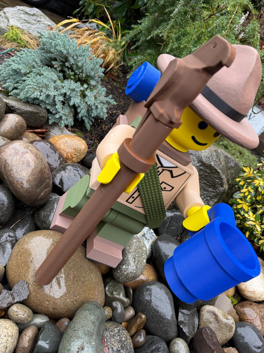 Bigfig Walking Stick Pt 1, 10:1 Scale - Etsy