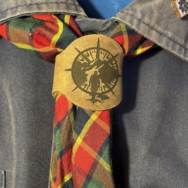 Neckerchief Slide Leather - Etsy