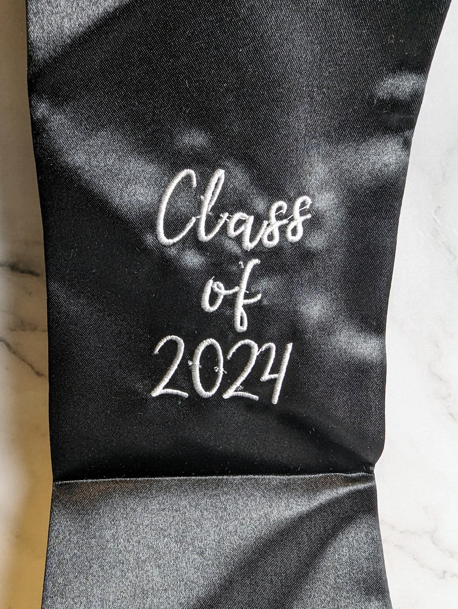 Graduation Embroidered Stole, Personalized Embroidered Graduation Stole ...