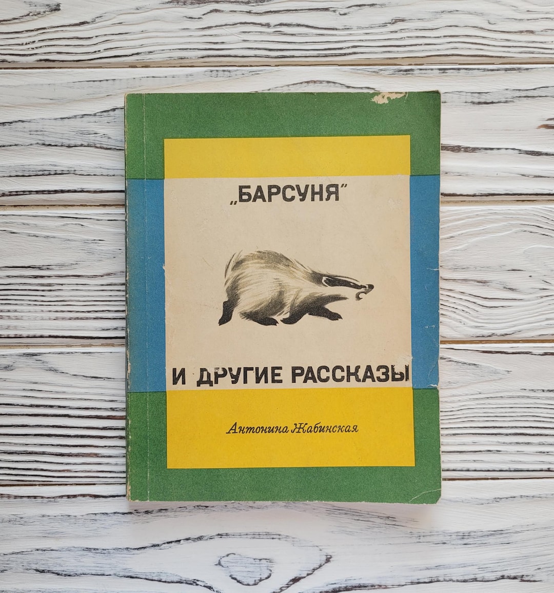 The Badger, Antonina Zhabinskaya, Stories for Children, Russian Vintage ...