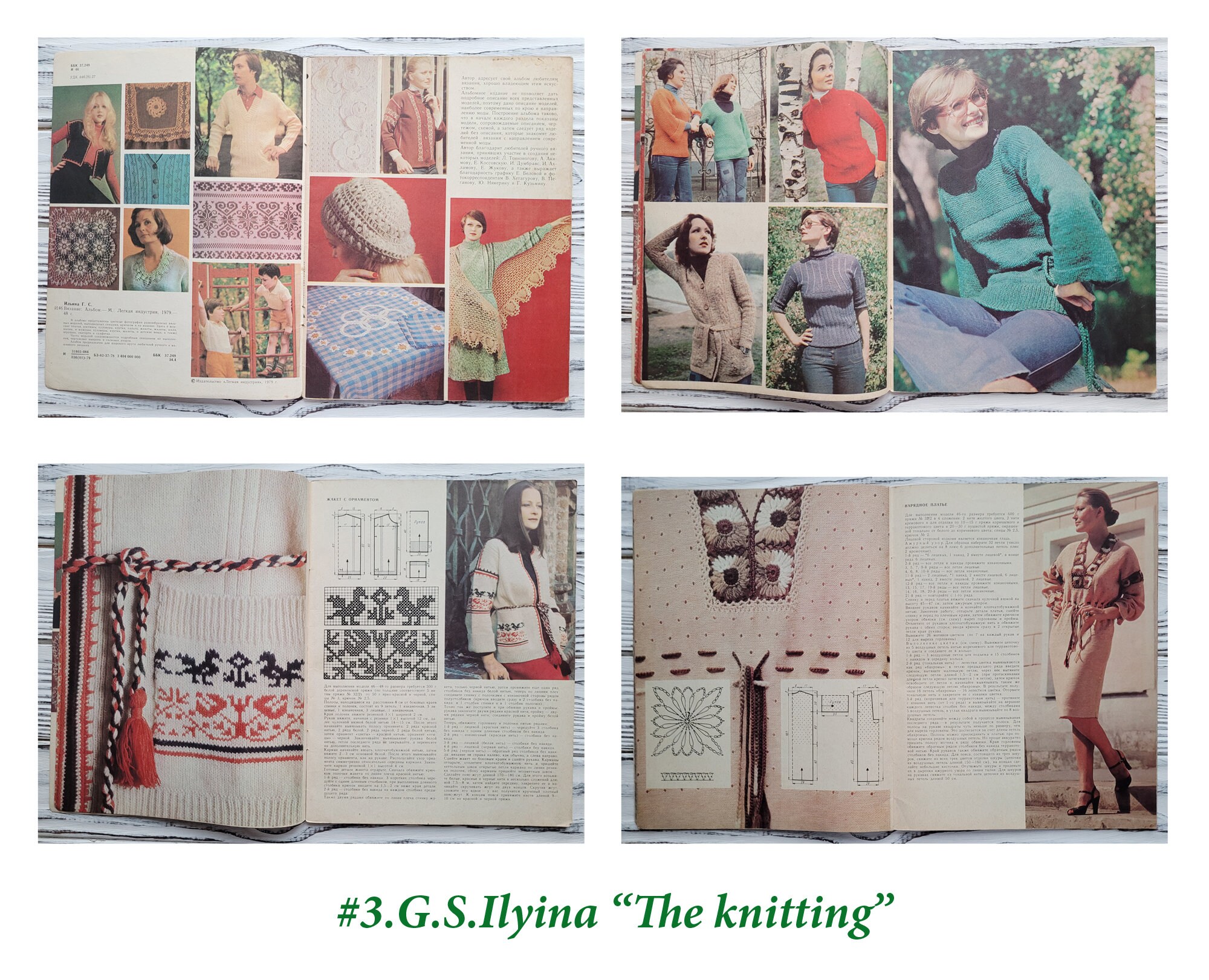 Crochet, Knitting Models, Soviet Vintage Magazines, Tutorial, Patterns ...