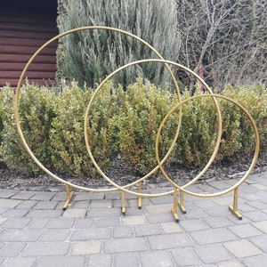 Small Arches Diameter 20"-28"-35"/ Gold, Silver/ Wedding Arch/ Metal ...