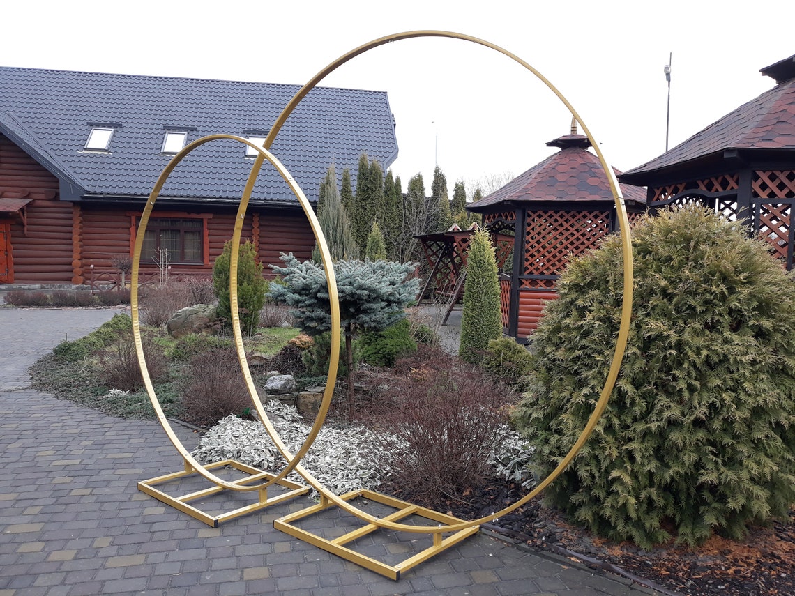 Arco de boda redondo / arco de metal / arco de ceremonia / | Etsy