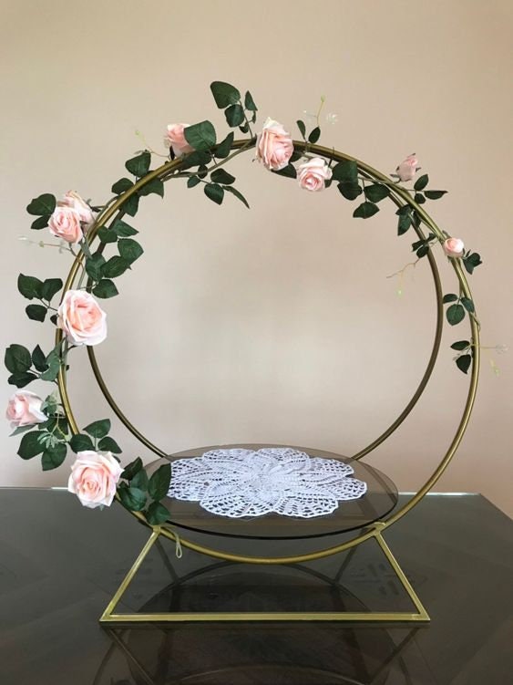 Metal Cake Standglass Panel/ Wedding Decor/ Wedding Metal - Etsy