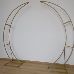 2 in 1 Passage Round Wedding Arch 85 Inch and Moon Arches/ Wedding ...