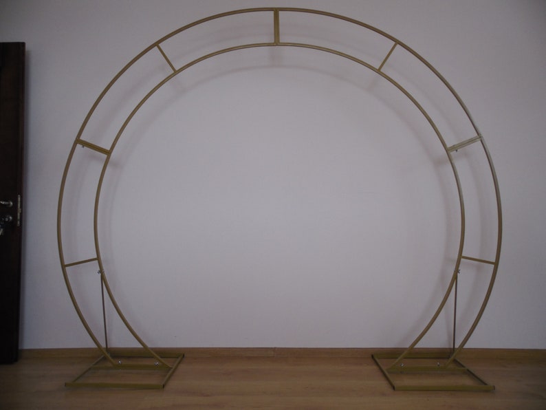 2 in 1 Passage Round Wedding Arch 85 Inch and Moon Arches/ Wedding ...