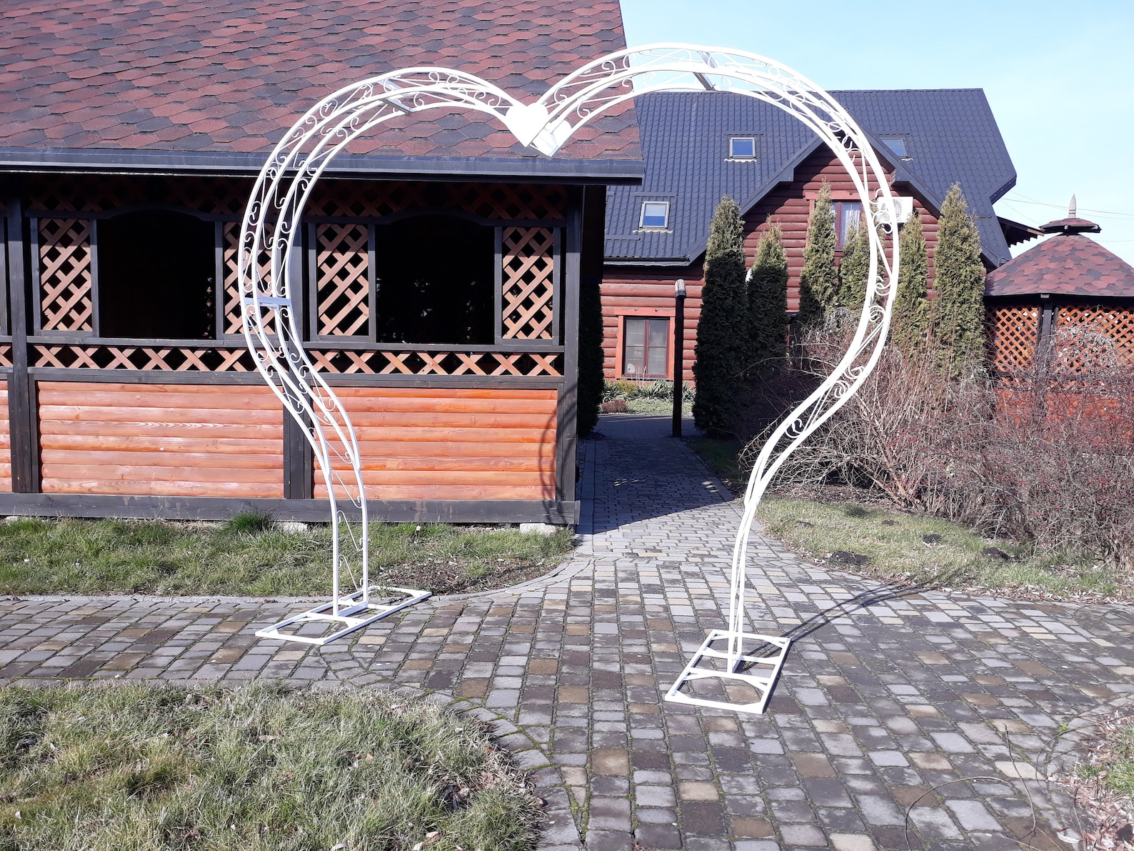 Heart Wedding Arch/ Wedding Arch/ Metal Wedding Arch/ Ceremony - Etsy