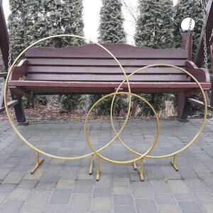 Small Arches Diameter 20"-28"-35"/ Gold, Silver/ Wedding Arch/ Metal ...