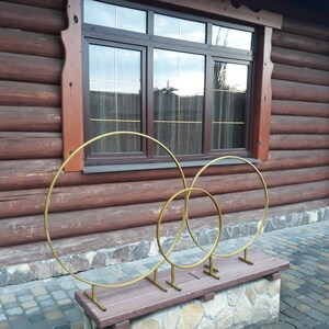 Small Arches Diameter 20"-28"-35"/ Gold, Silver/ Wedding Arch/ Metal ...