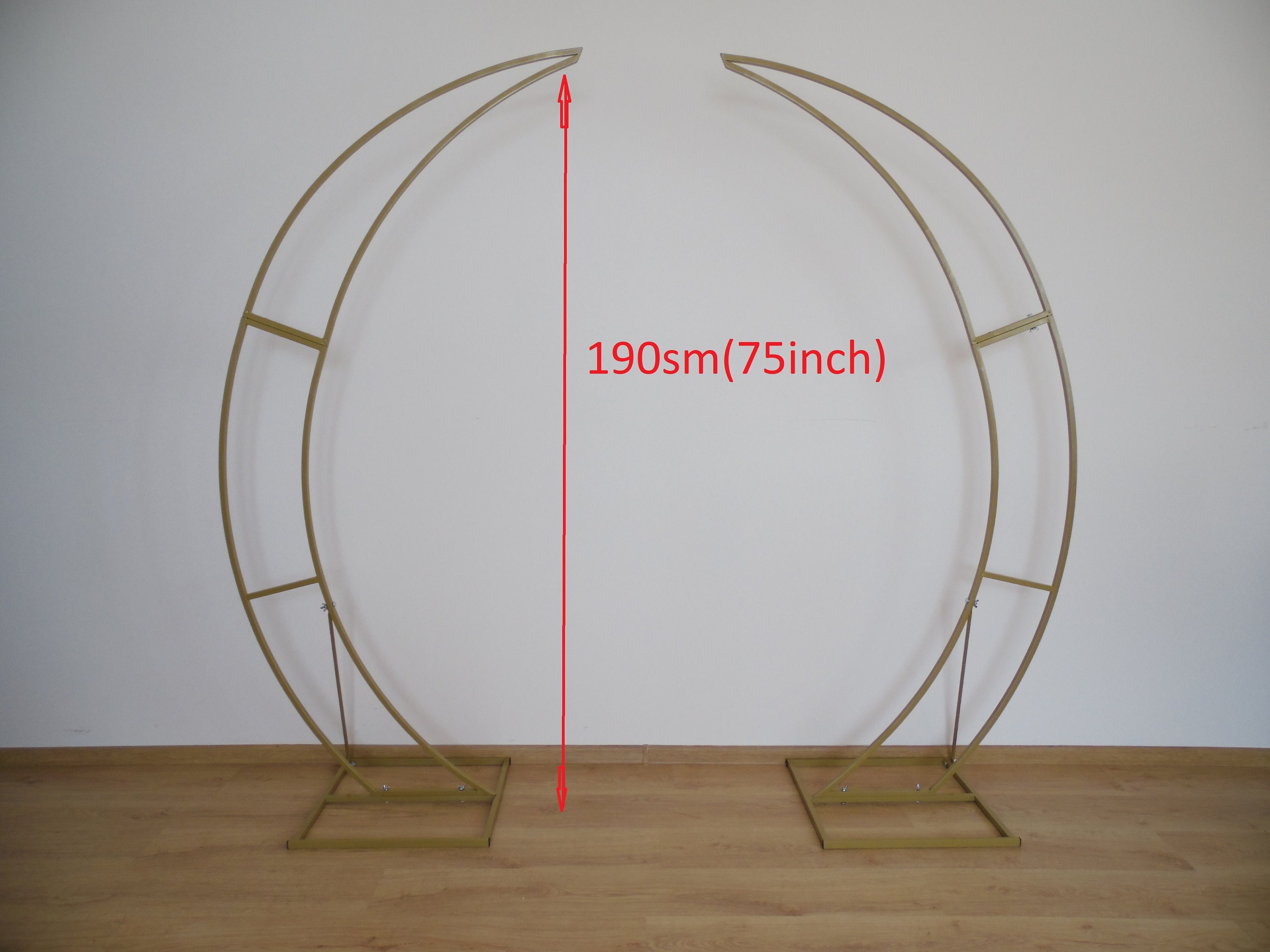 2 in 1 Passage Round Wedding Arch 85 Inch and Moon Arches/ Wedding ...