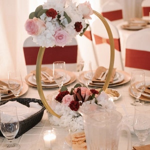 Small Arches Diameter 20"-28"-35"/ Gold, Silver/ Wedding Arch/ Metal ...