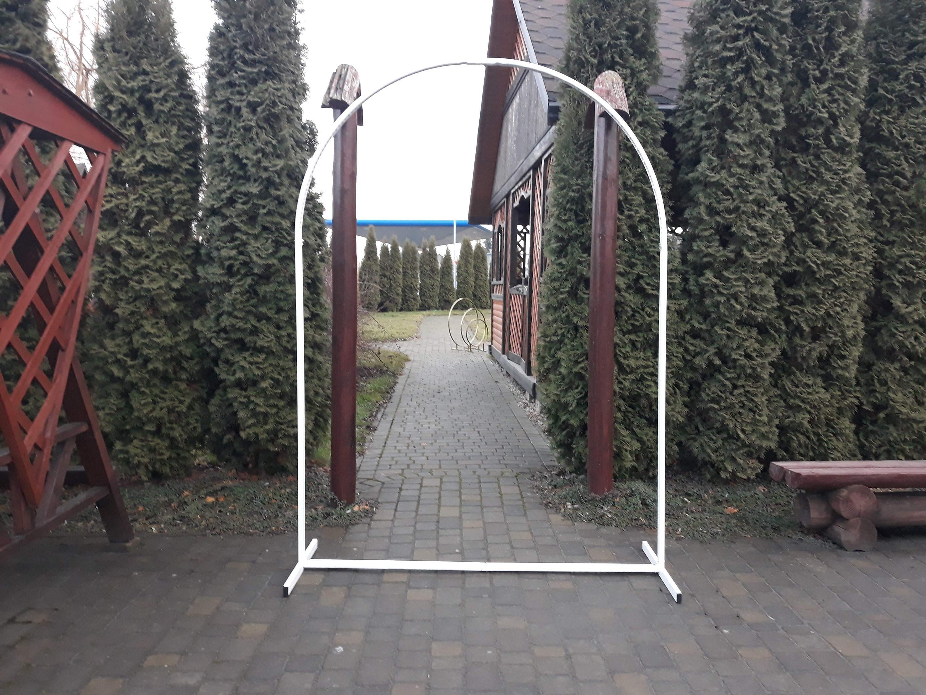 Metal Wedding Arch/ Outdoor Wedding Arch/ Floral Archway/ | Etsy