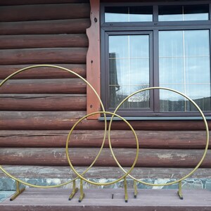 Small Arches Diameter 20"-28"-35"/ Gold, Silver/ Wedding Arch/ Metal ...