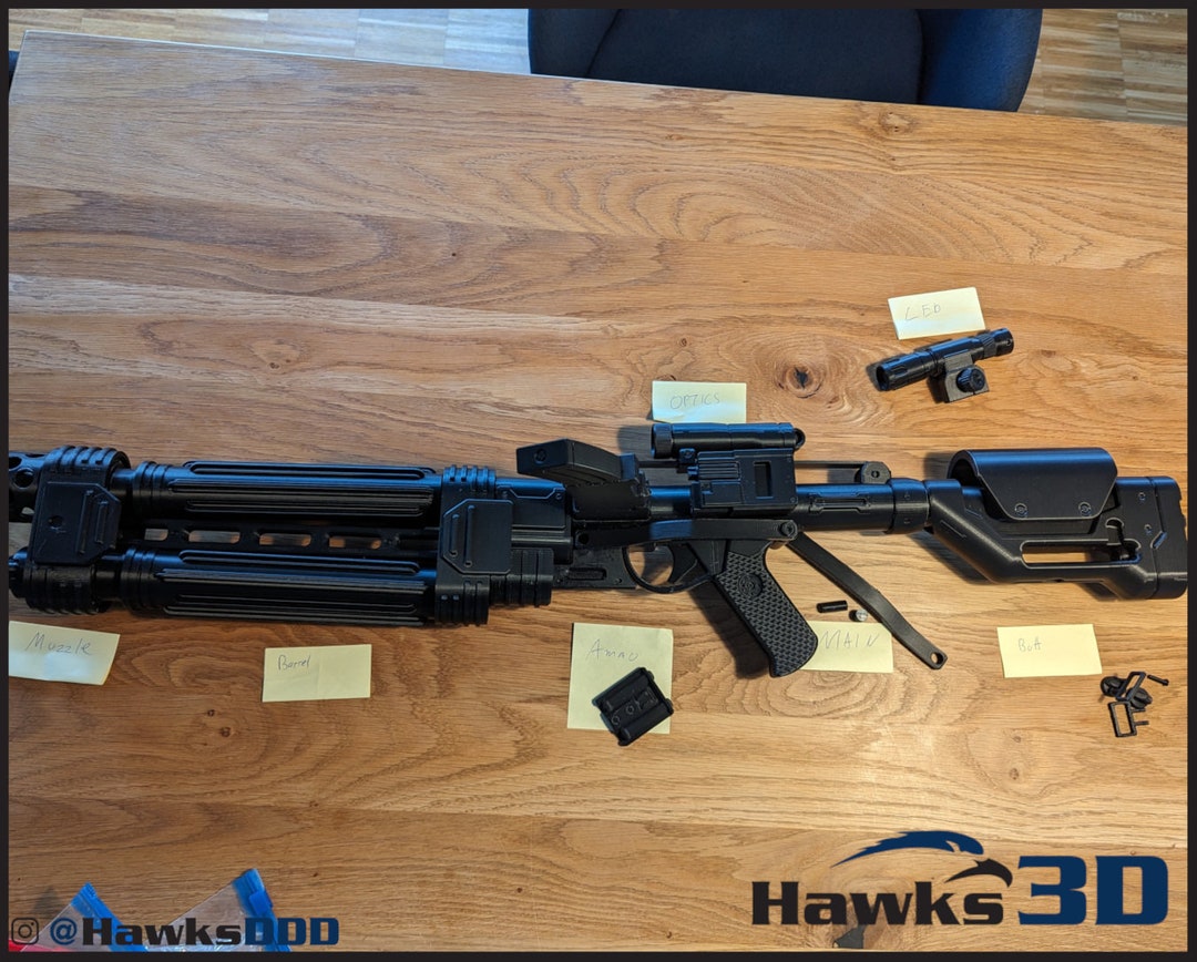 E-22 Blaster Cosplay Prop Rifle Rifle Rogue One Imperium Shoretrooper ...