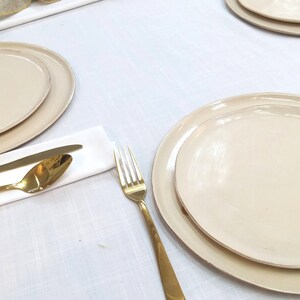 Complete Dinnerware Set, Elegant Tableware Set, Full Dish Set, Ceramic ...