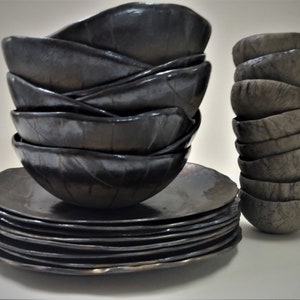 Black dish set store